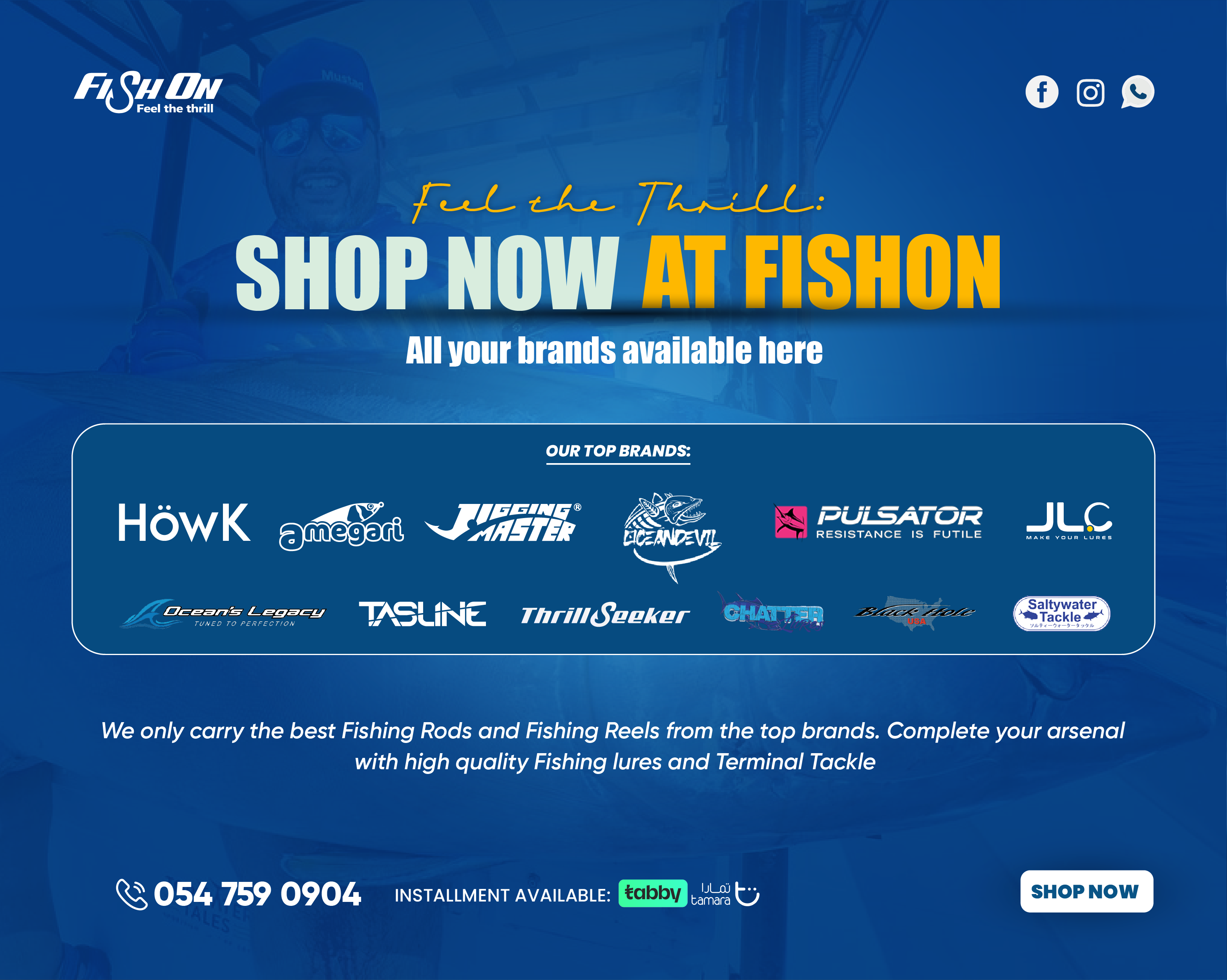 #1 Fishing Equipment Online Shop In Dubai, UAE | Fishon LLC