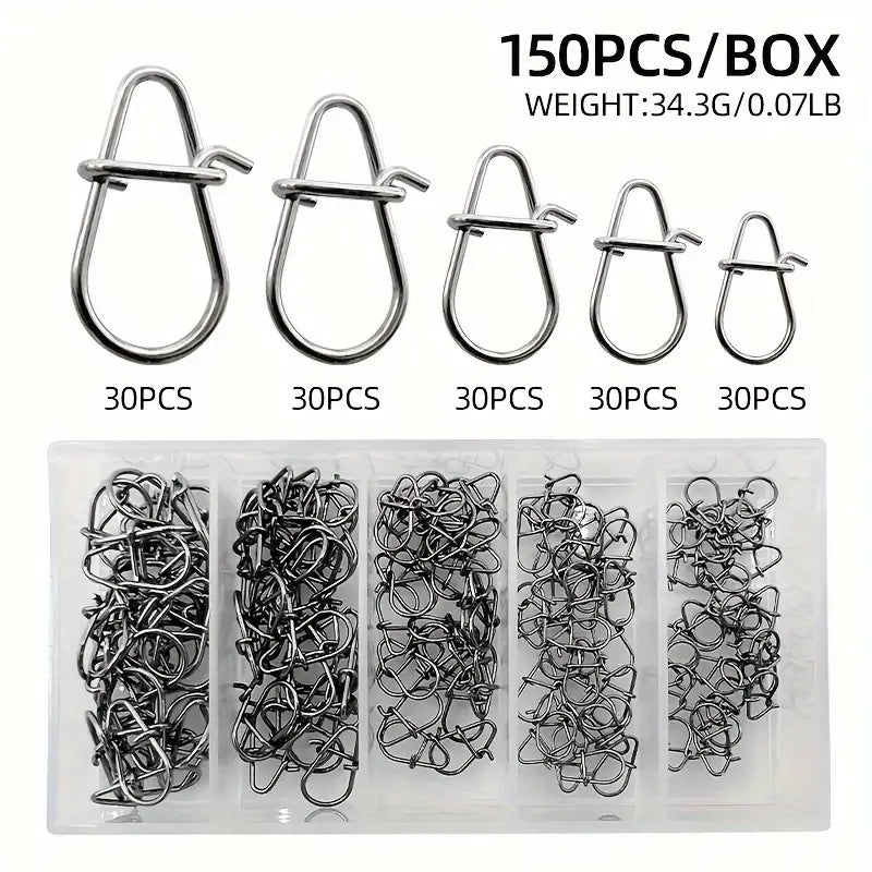 5 Sizes Fishing Snaps with Duo Lock - Fishon LLC